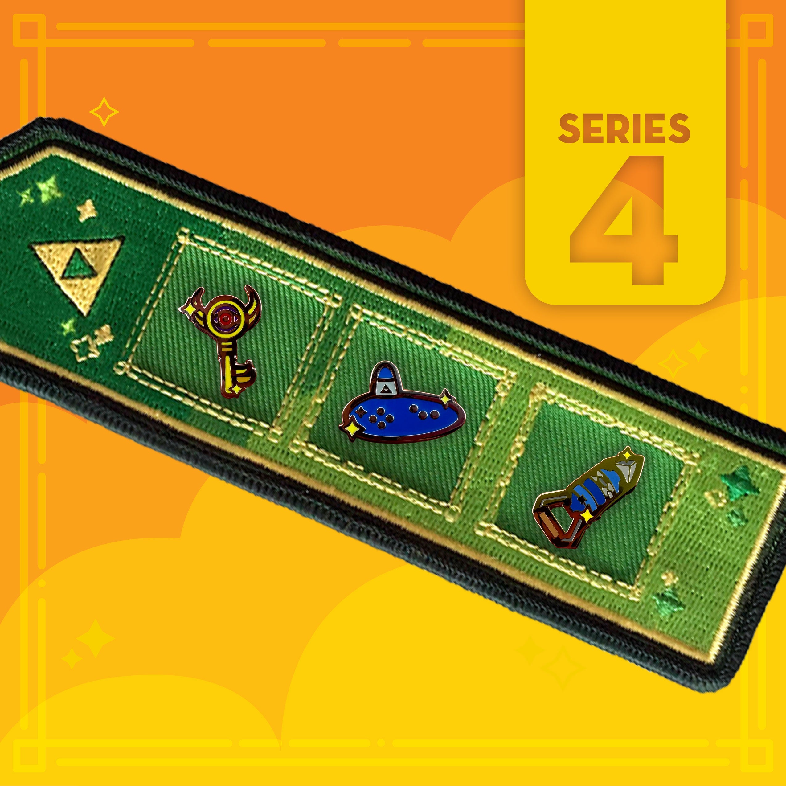 Legend Of Zelda Item Key Chain and Enamel Pins Series 4 – FunkyPunkyDesigns