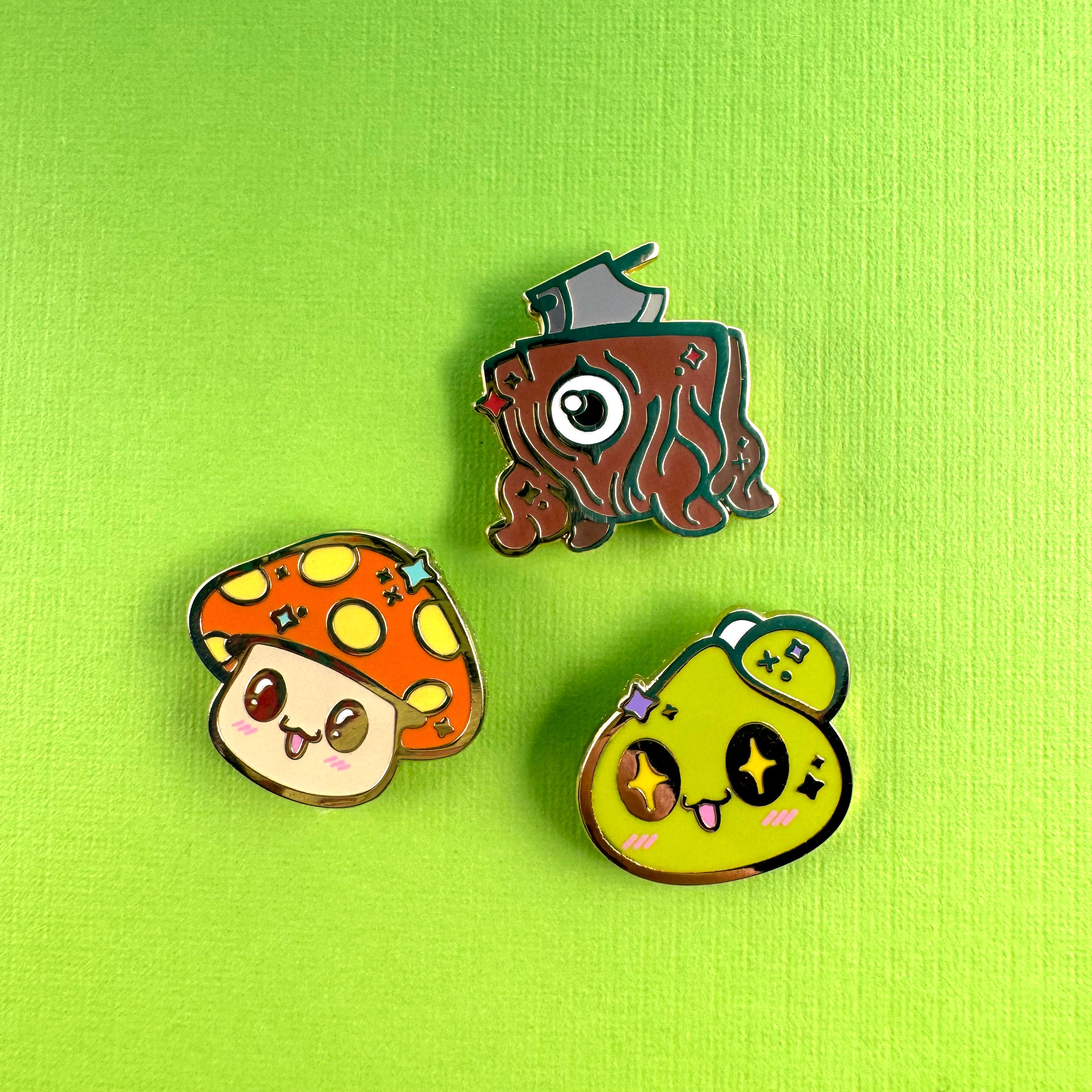 MapleStory Monster Mini Pins – FunkyPunkyDesigns