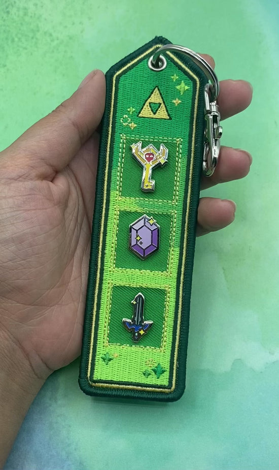 Legend Of Zelda Item Key Chain and Enamel Pins Series 1 – FunkyPunkyDesigns